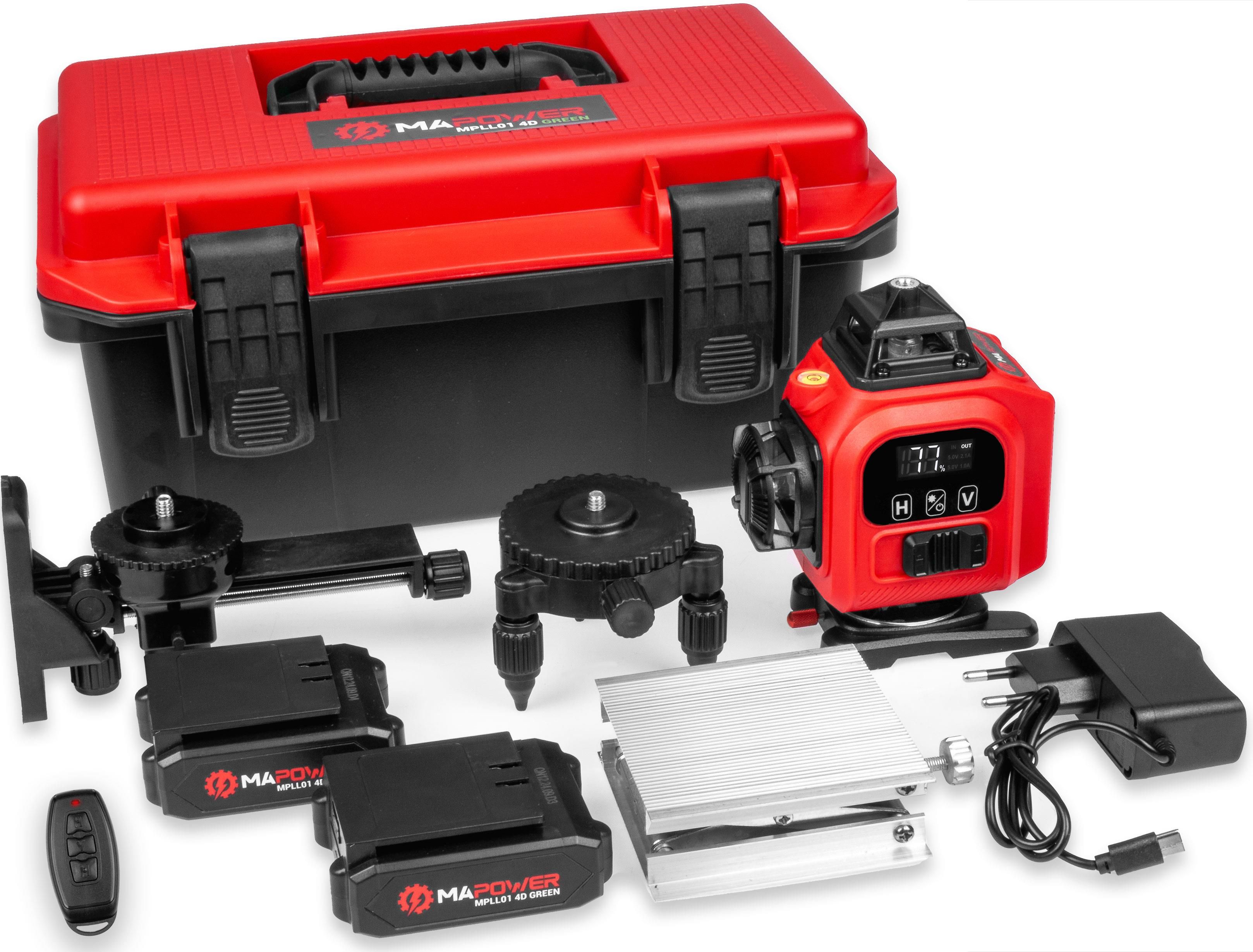 MaPower Laser Krzyżowy 4D MPLL01 - Opinie i ceny na Ceneo.pl