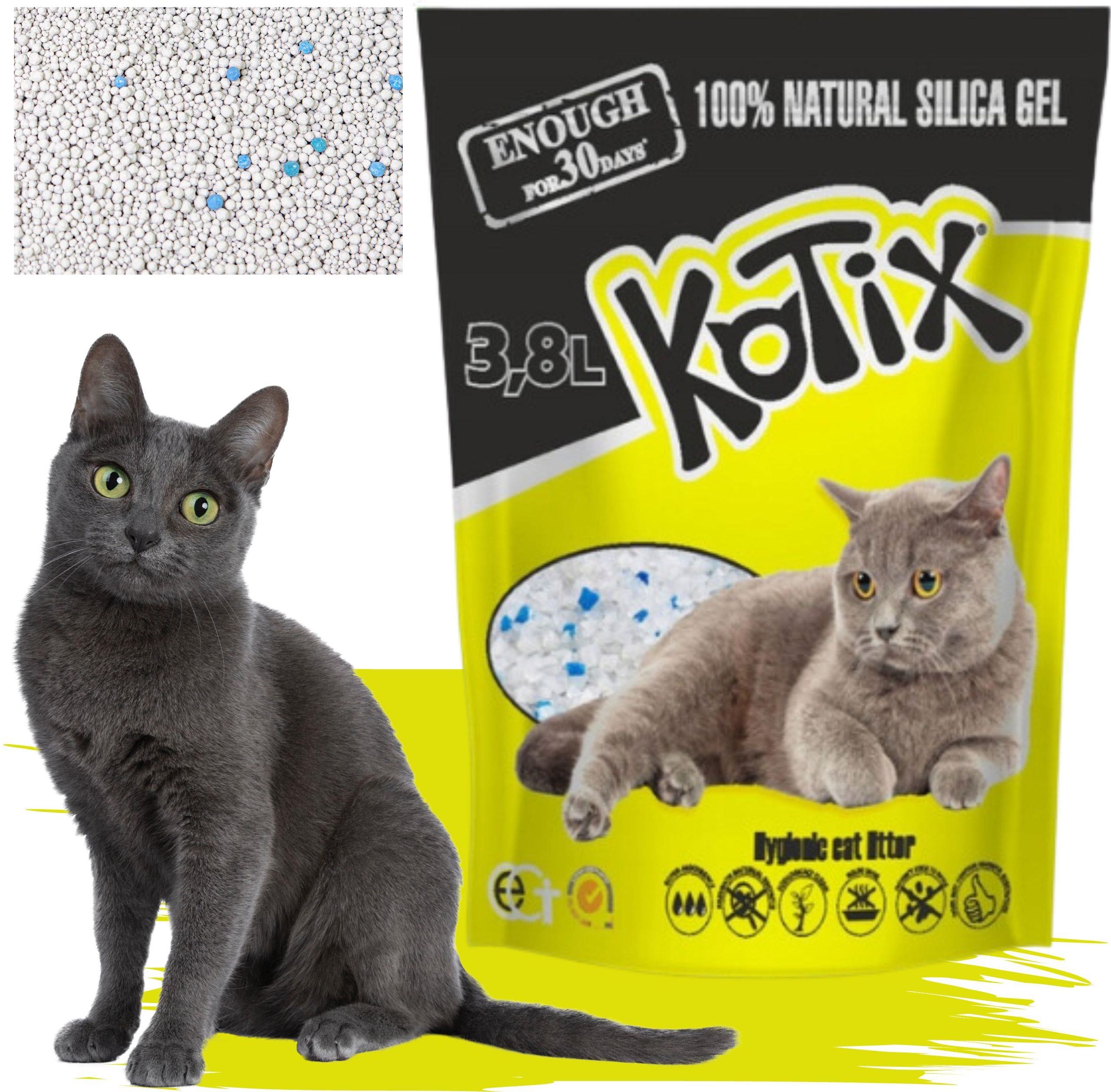 Kotix Żwirek Dla Kota Silikonowy Naturalny Silica Gel Cat Kotix 3,8L 1,5Kg - Ceny i opinie ...