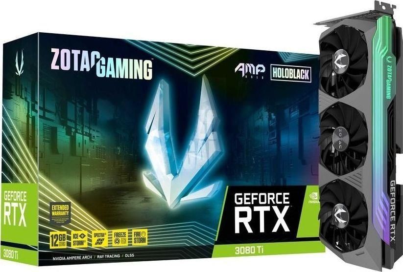 Produkt Z Outletu: Karta Graficzna Zotac Geforce Rtx 3080 Ti Amp Holo 12GB Gddr6X Lhr 384 Bit ...