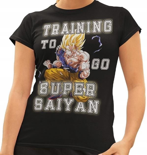 Damska Koszulka Dragonball Training Saiyan 2 - Ceny i opinie - Ceneo.pl