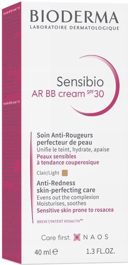 Bioderma Krem Do Skóry Z Problematyką Sensibio Ar Bb Cream Spf 30 40Ml - Opinie i ceny na Ceneo.pl