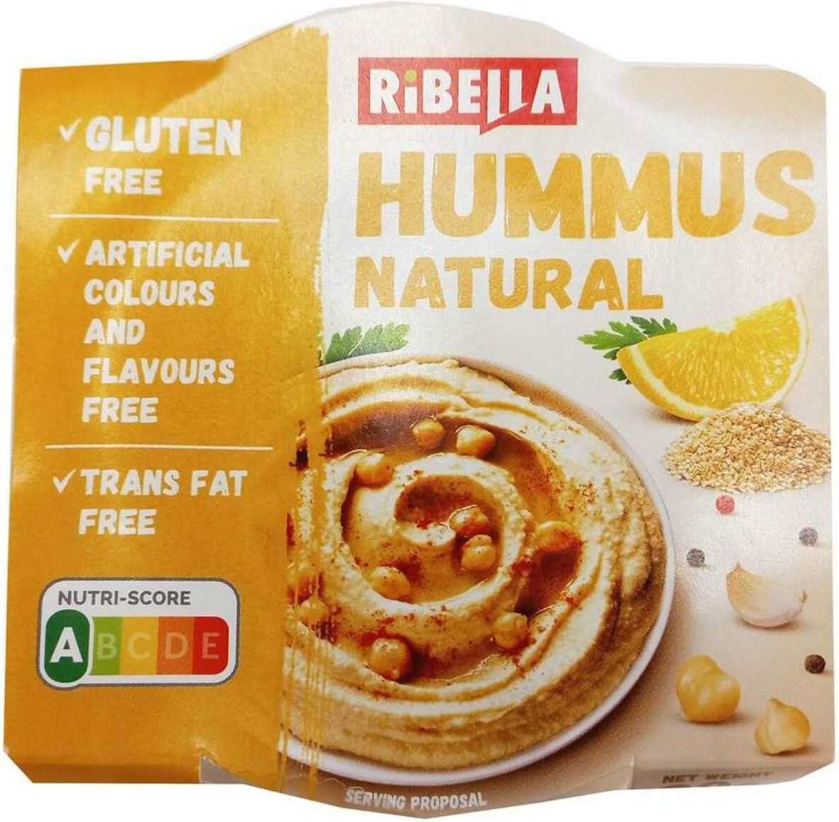 Ribella Hummus Naturalny 80g - Ceny i opinie - Ceneo.pl