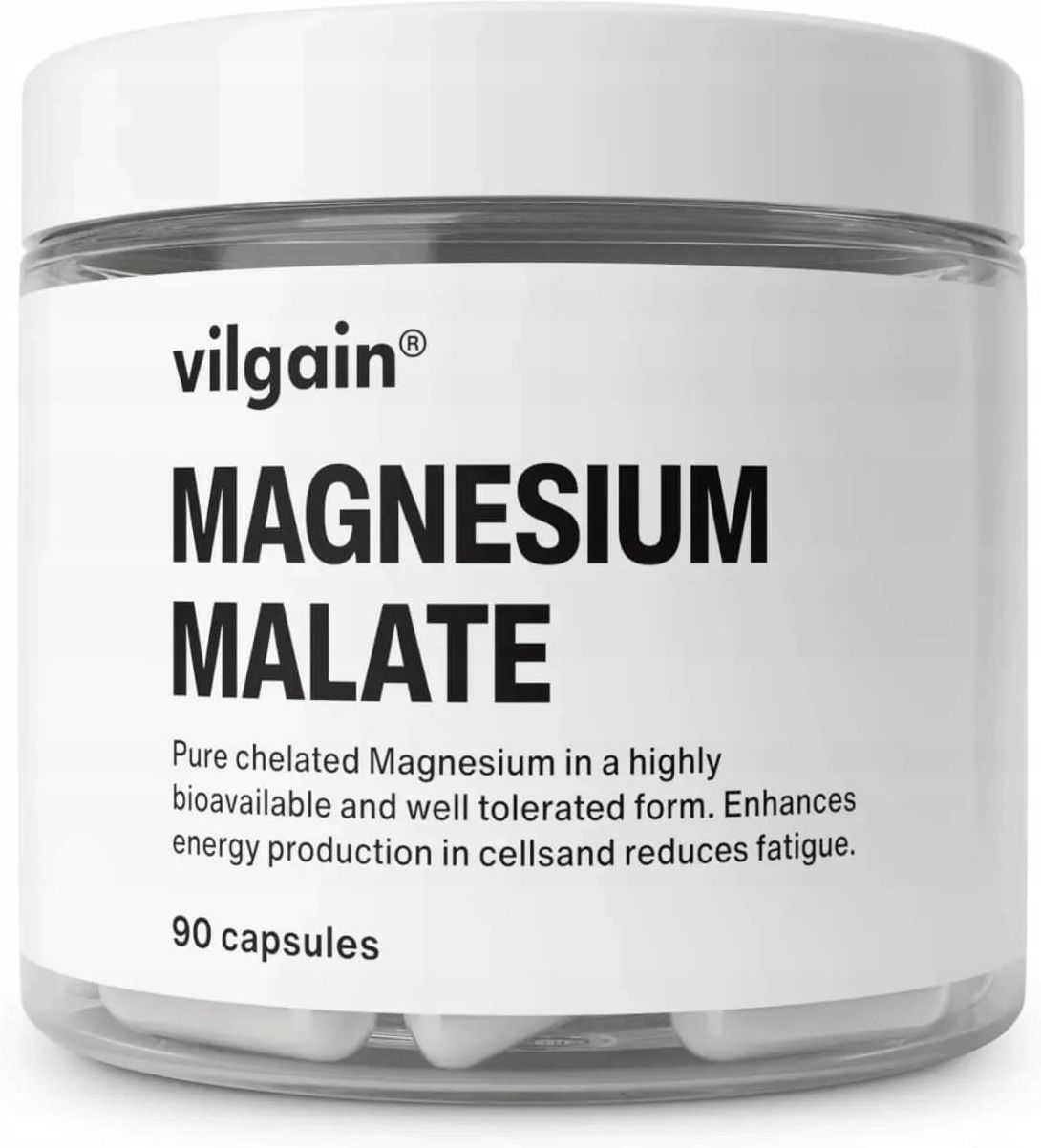 Vilgain Jabłczan Magnezu 90Kaps. - Opinie i ceny na Ceneo.pl