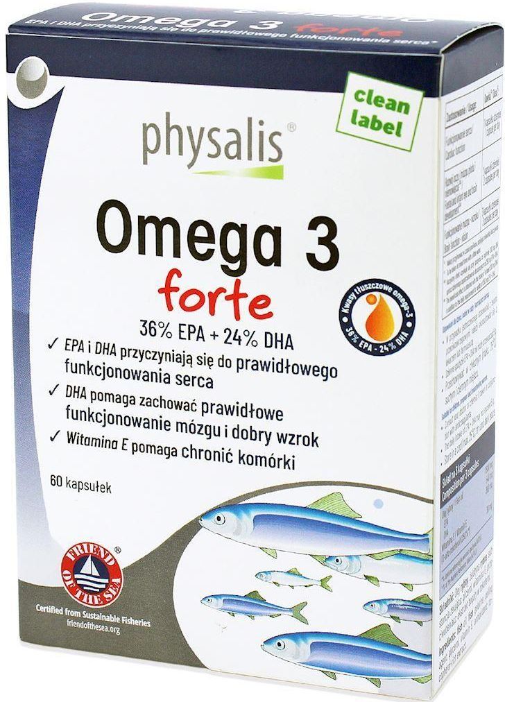 Physalis Olejki Eteryczne Suplementy Omega 3 Forte 60Kaps. - Opinie i ceny na Ceneo.pl
