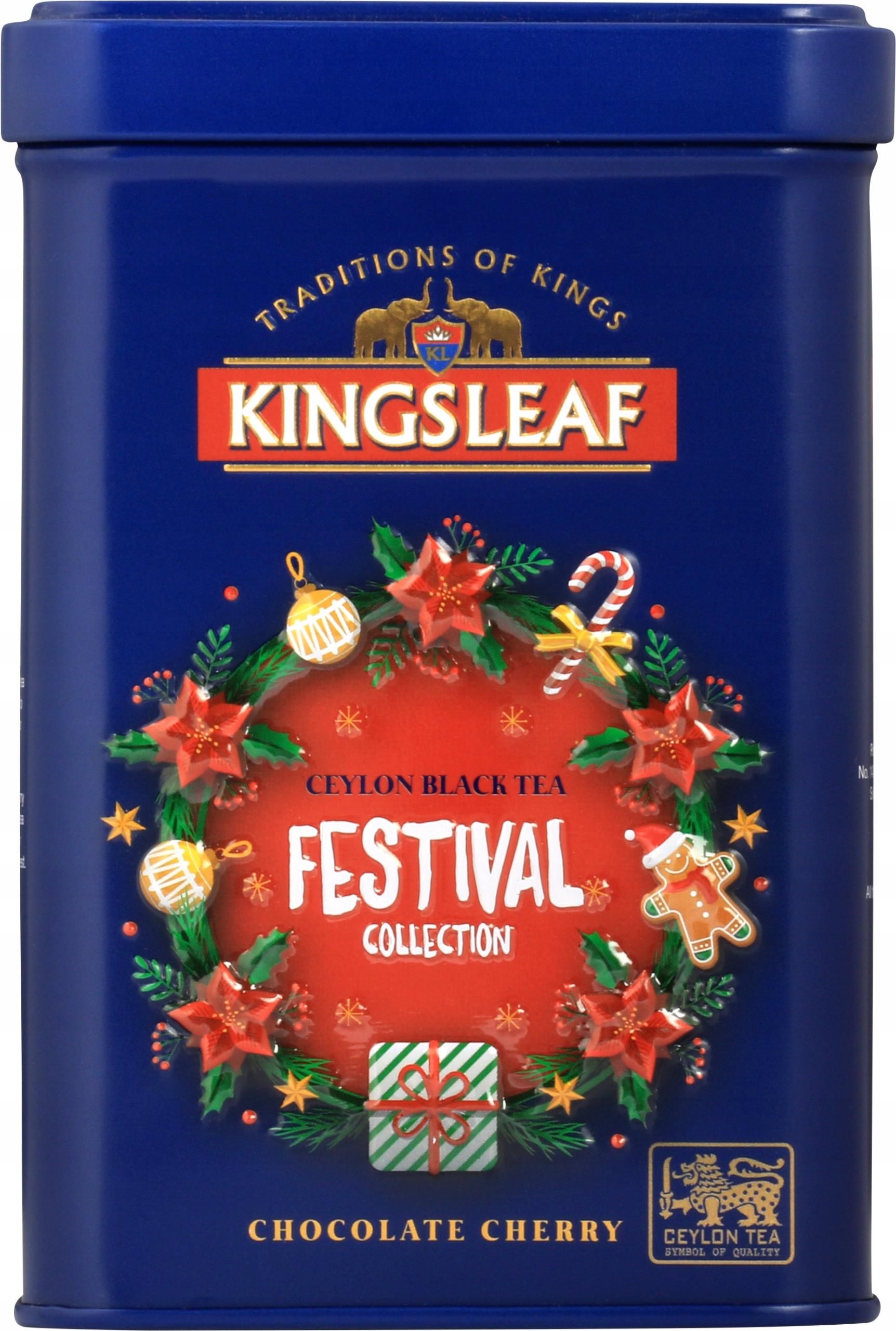 Herbata Kingsleaf Chocolate Cherry Herbata Czarna Czekolada Wiśnia ...