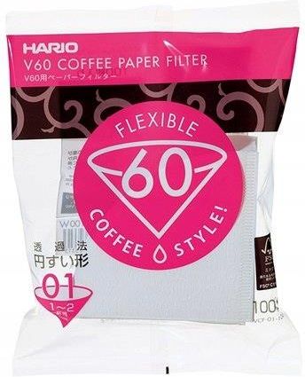 Hario filtry papierowe V60 01 100 szt 1750735375 - Opinie i atrakcyjne ceny na Ceneo.pl