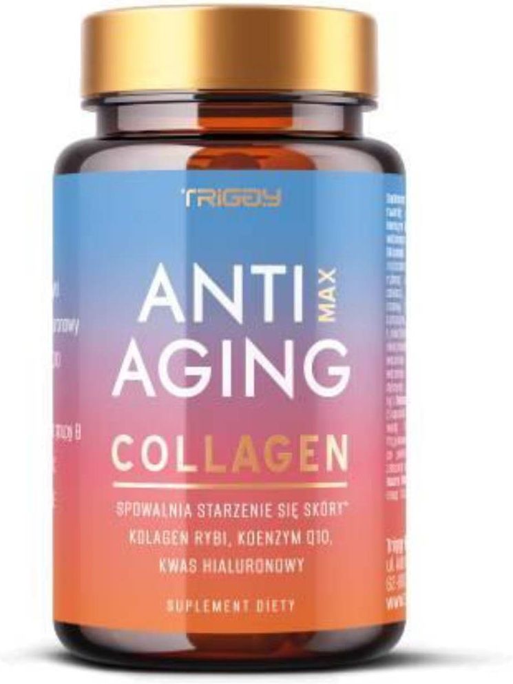 Triggy Anti Aging Collagen Max 60 Kaps. - Opinie i ceny na Ceneo.pl