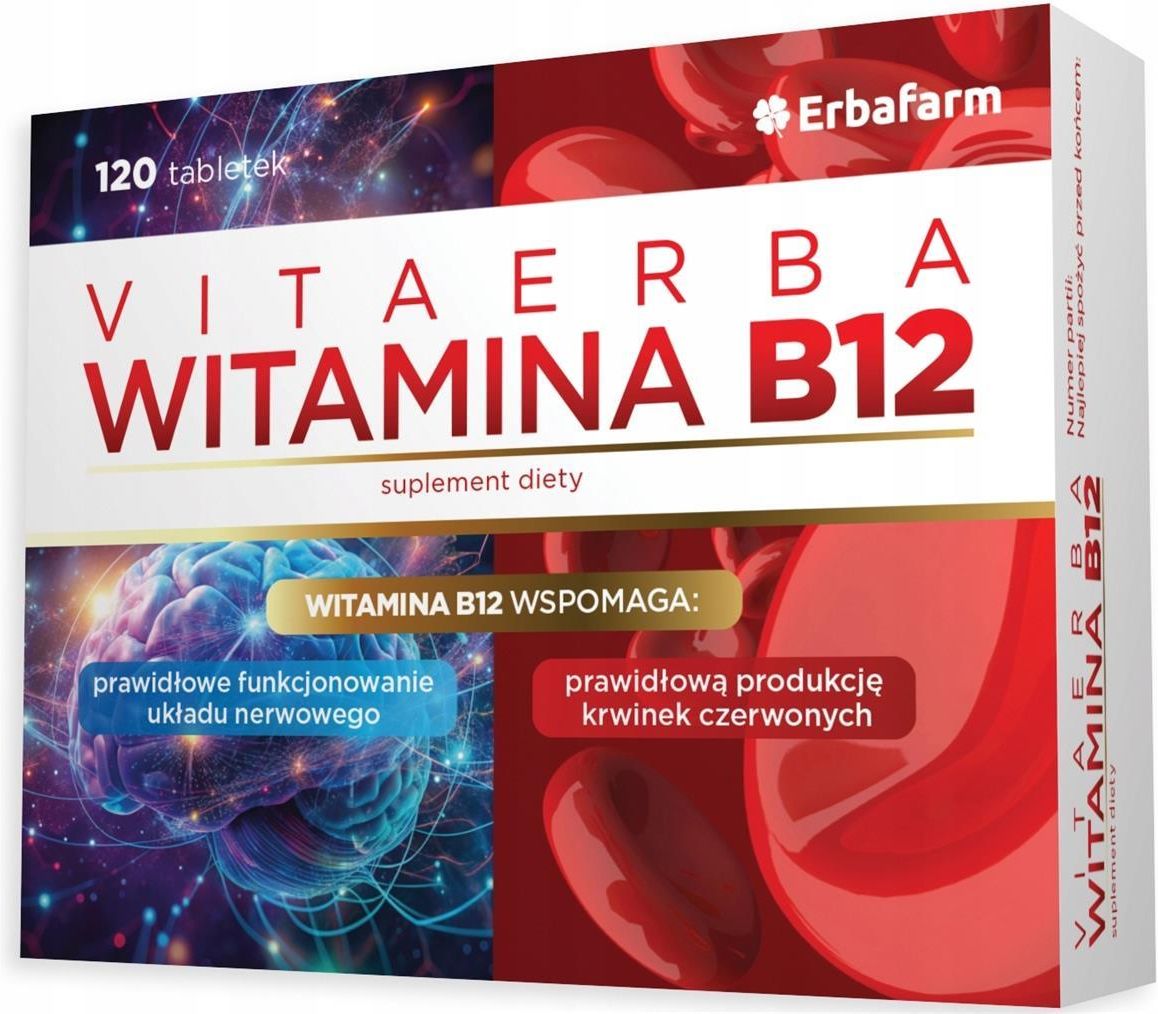 Vitaerba Witamina B12 120 Tabl. - Opinie i ceny na Ceneo.pl