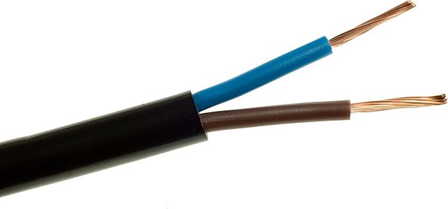 Elektrokabel Omyp 300/300V H03Vvh2-F 2x0,5 Czarny - Opinie i ceny na Ceneo.pl
