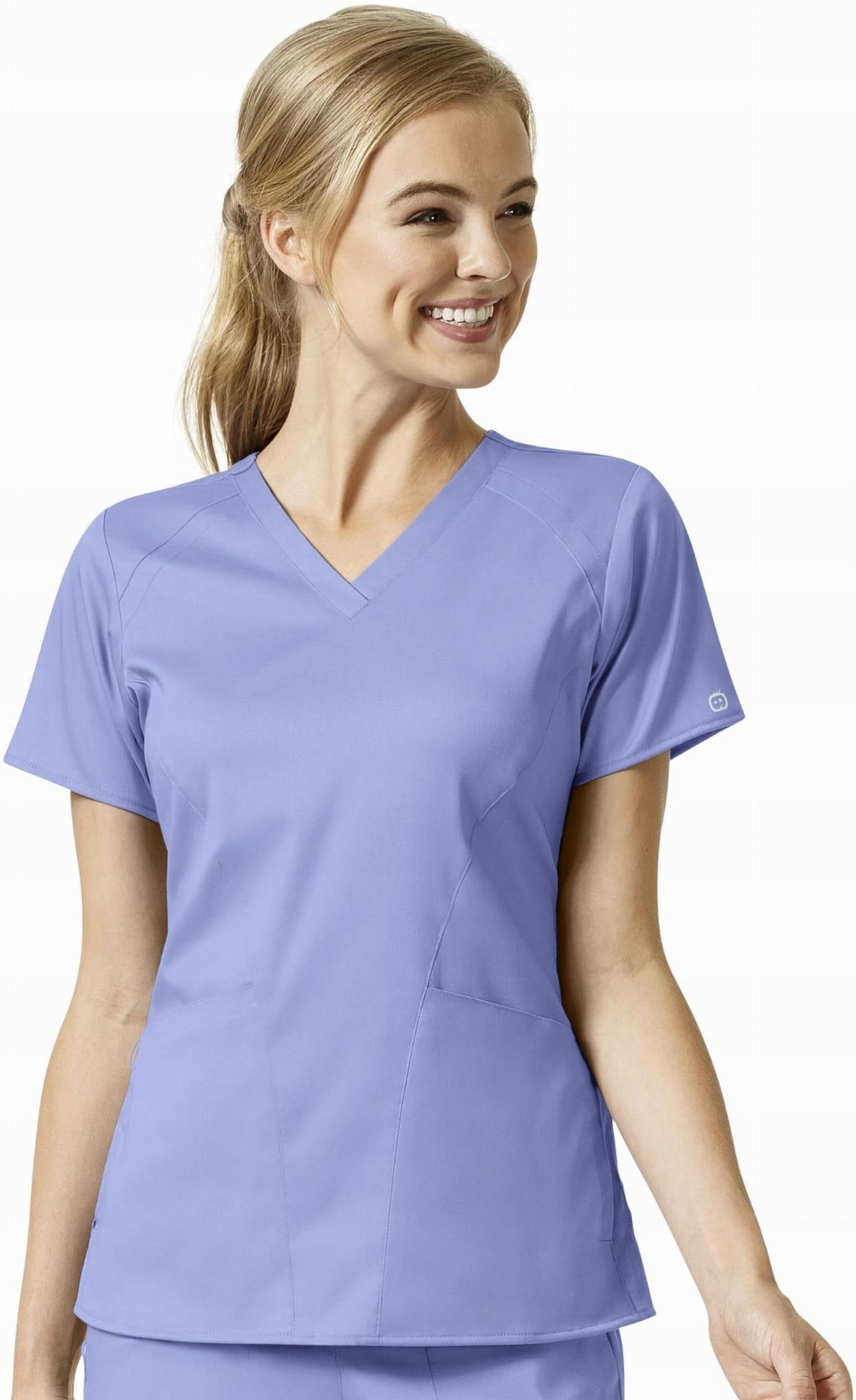 Scrubs Bluza medyczna damska Pro dekolt V Błękit gołębi XL - Ceny i ...