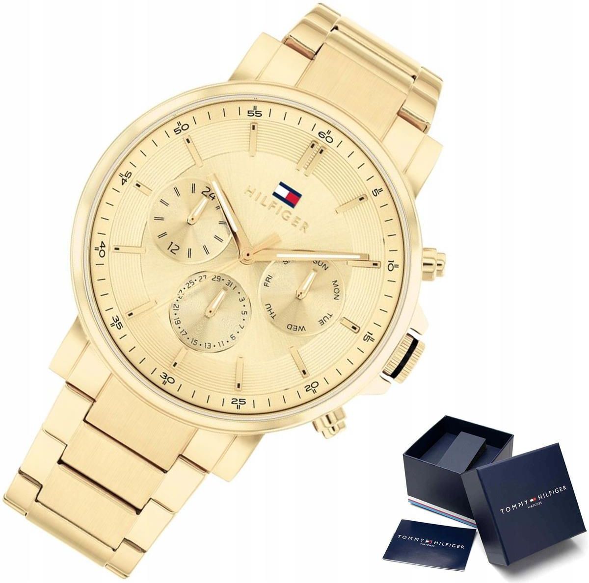 ZEGAREK MĘSKI TOMMY HILFIGER 1710611 STEWARD+BOX - Zegarki Męskie ...