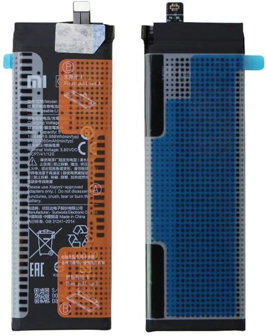 Podzespoły do telefonu Xiaomi Oryginalna Bateria Bm52 Do Mi Note 10/10 ...