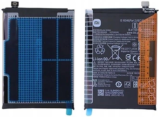 Bateria Xiaomi Oryginalna Bateria Bn5M Do Redmi Note 12 4G 5000mAh ...