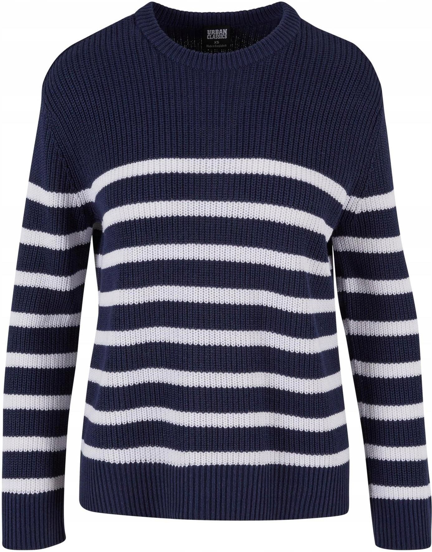 Urban Classics Sweter Damski W Paski Prążkowana - Ceny i opinie - Ceneo.pl