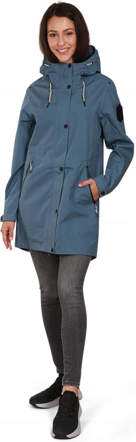 Alpine Pro Płaszcz damski wodoodporny Ptx 10000 Perfeta k.niebieski r.M ...