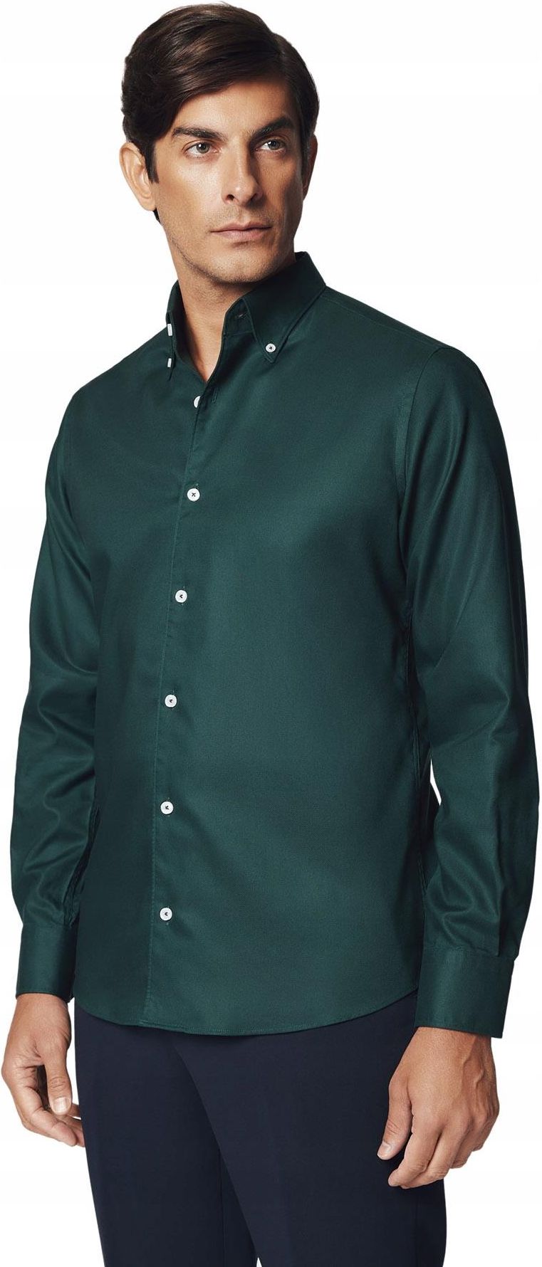 Koszula Męska Zielona Slim Lancerto Ebba S - Ceny i opinie - Ceneo.pl