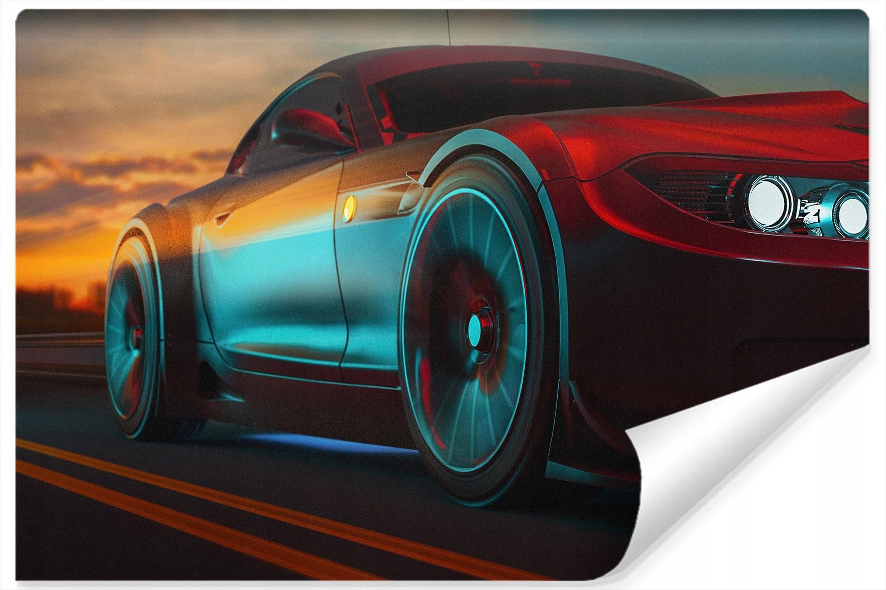 Prineo Fototapeta Neony Szybkie Auto Droga Noc 3D 360x240 - Opinie i ...