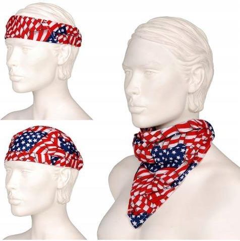 Indian Bandana Chusta Army Surplus American 3-W-1 100% Bawełna - opinie ...