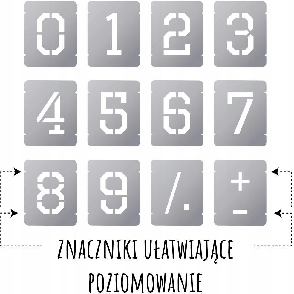 Decorello Cyfry Octin Od 0 Do 9 Wysokość Cyfr: 10 Cm - Opinie i ...