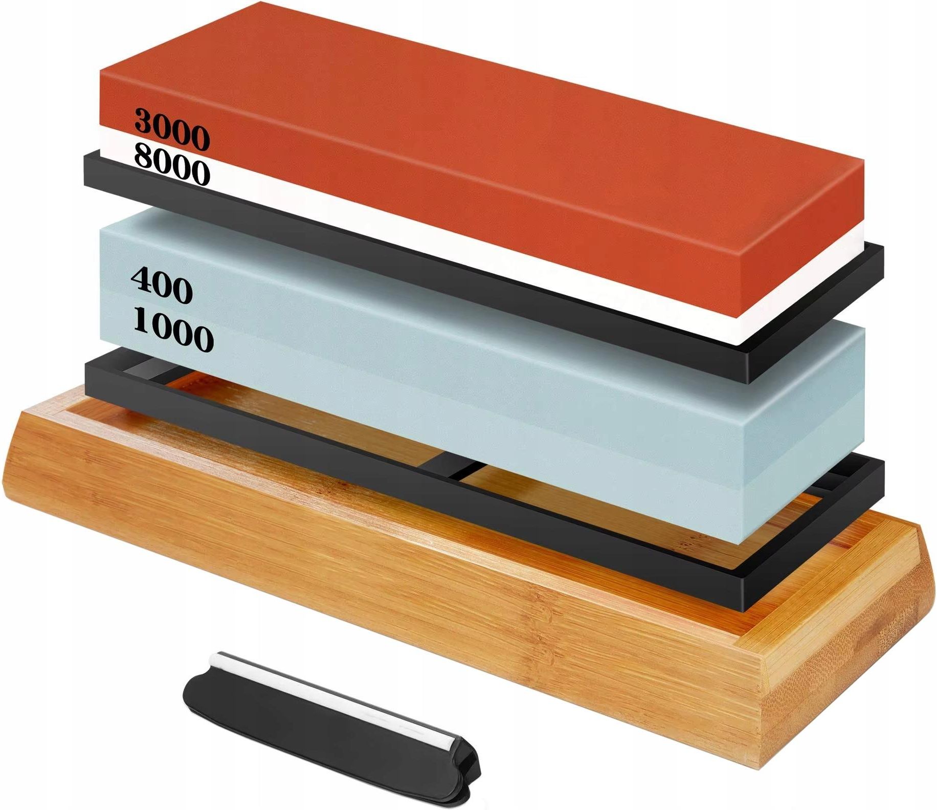 Ostrzałka Kamień Wodny Osełka Do Ostrzenia Noży Kuchennych Zestaw 400 ...