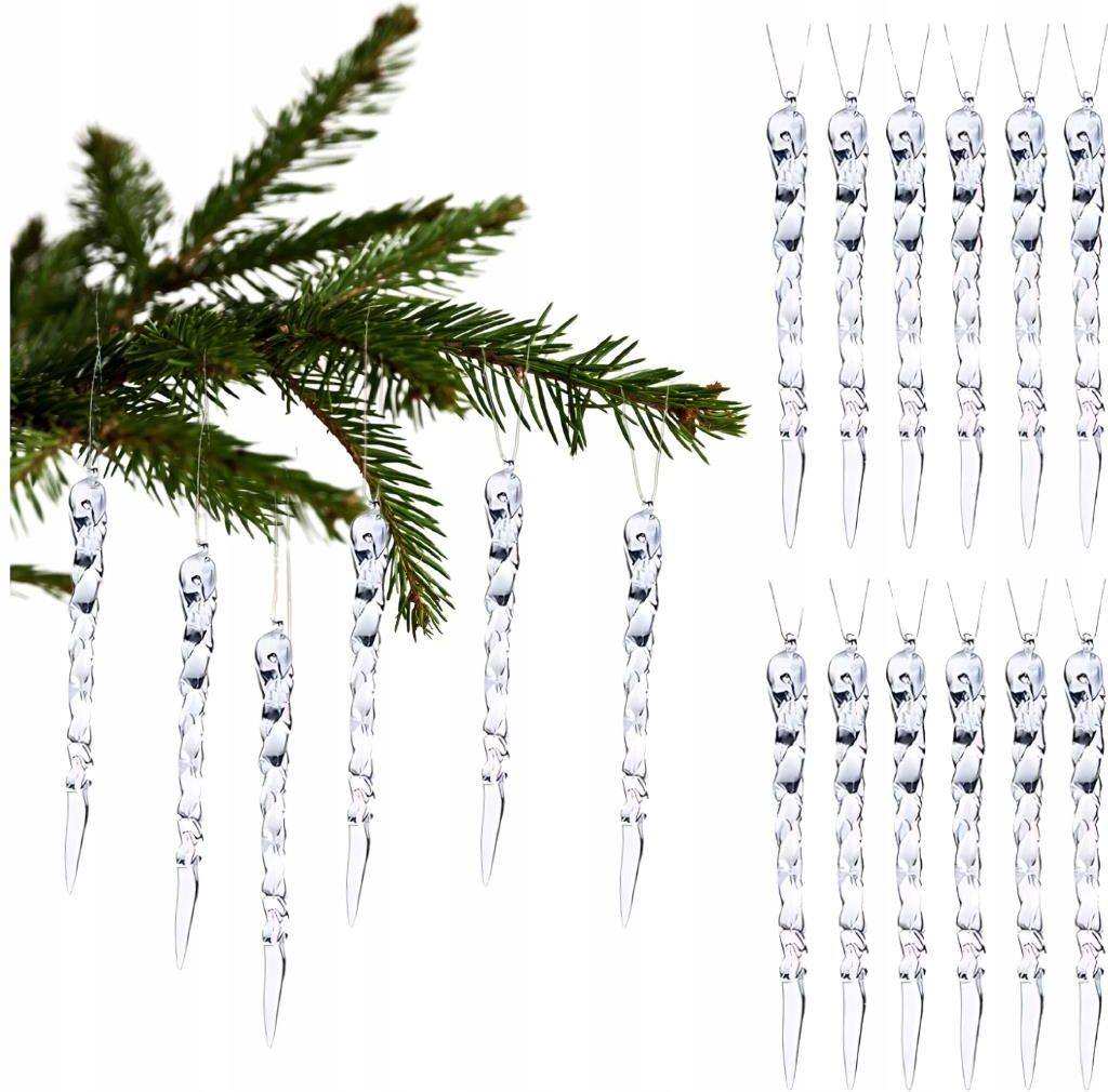 Korbi Sople Choinkowe Bombki Na Choinke Zestaw Dekoracja Przezroczyste ...