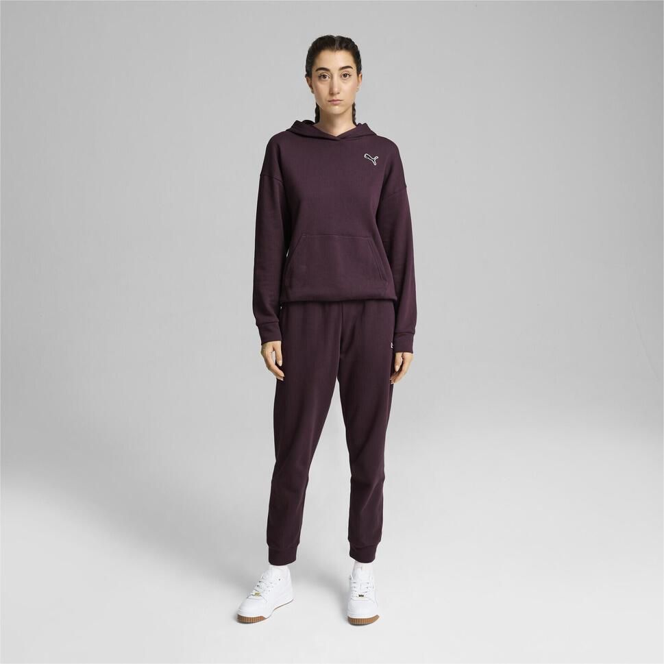 Damskie spodnie dresowe Better Essentials PUMA Midnight Plum Purple ...