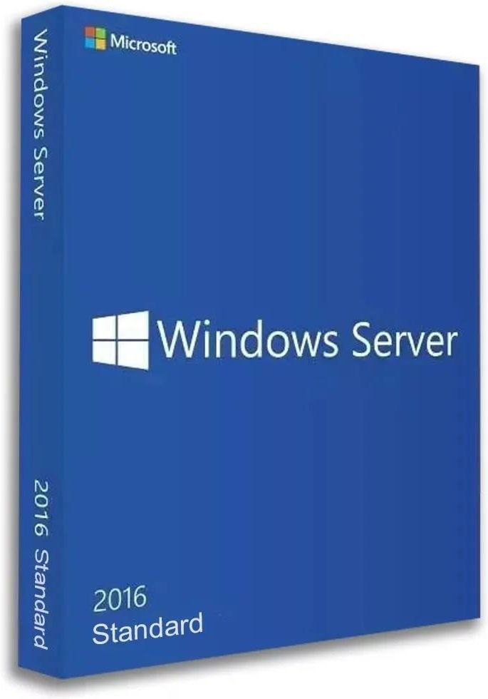 Programy serwerowe Microsoft Windows Server 2016 Standard 2 urządzenia ...