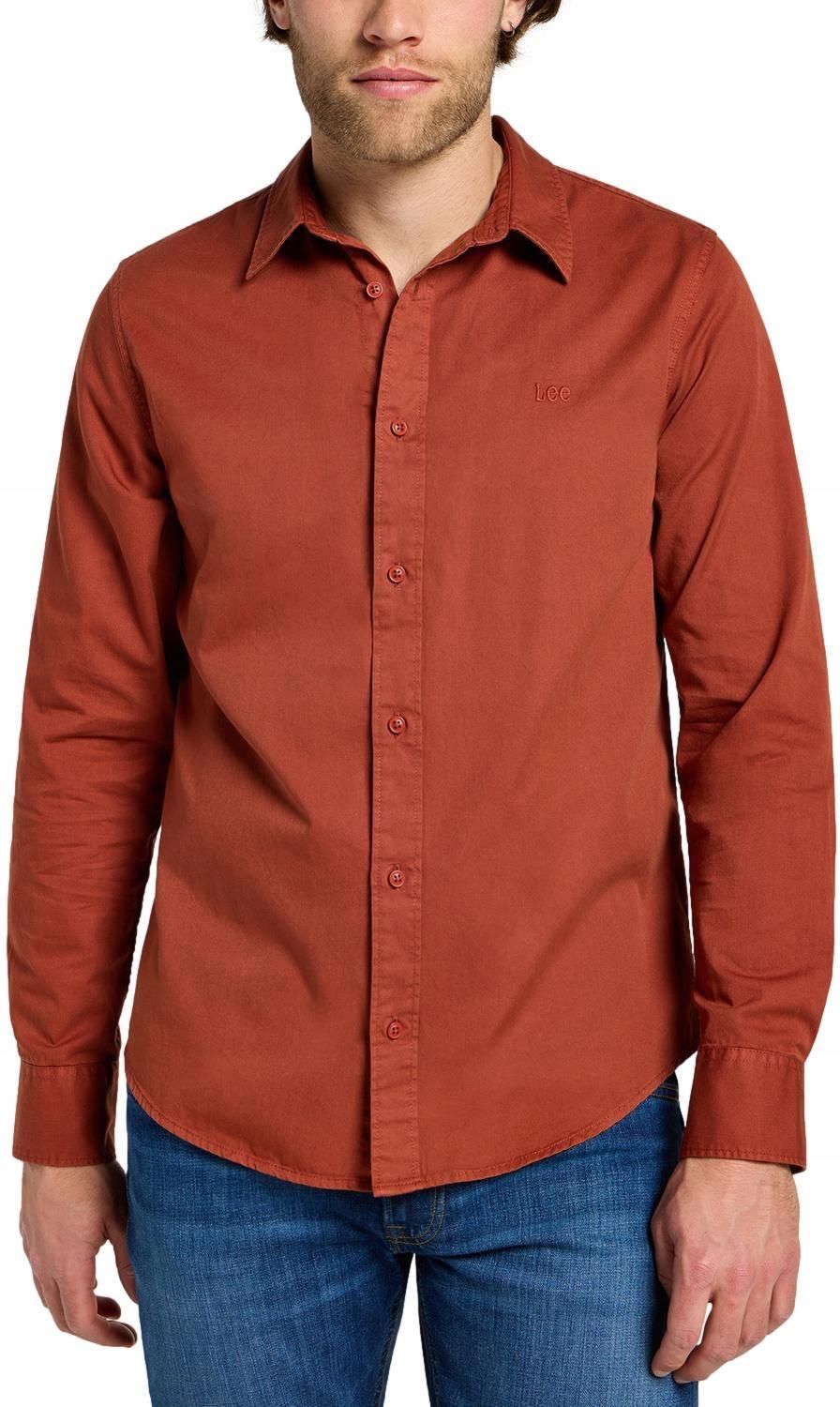 Koszula Lee Patch Shirt 112355741 Sweet Maple M - Ceny i opinie - Ceneo.pl