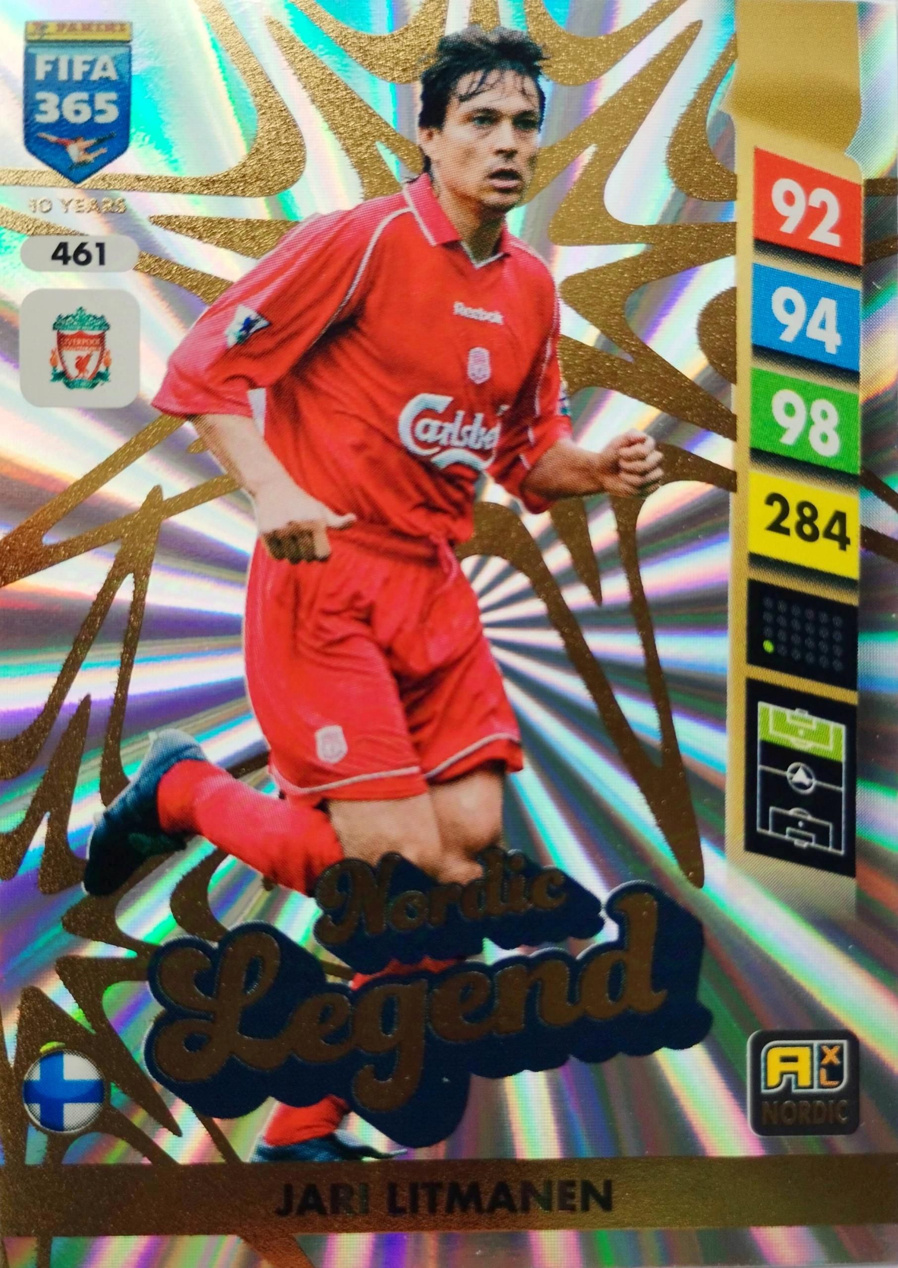 Panini Fifa 365 2025 Nordic Legend 461 Jari Litmanen Liverpool - Ceny i ...