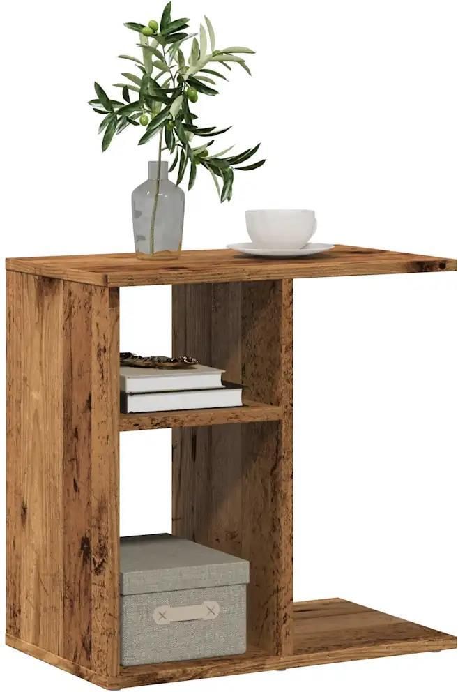 VidaXL Stolik Boczny Stare Drewno 50X30X50 Cm (856560) - Opinie i ...