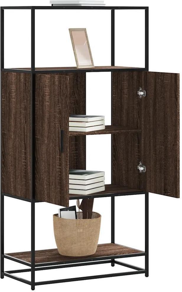 VidaXL Wysoka Szafka Brązowy Dąb 68X35X139 Cm (849043) - Opinie i ...