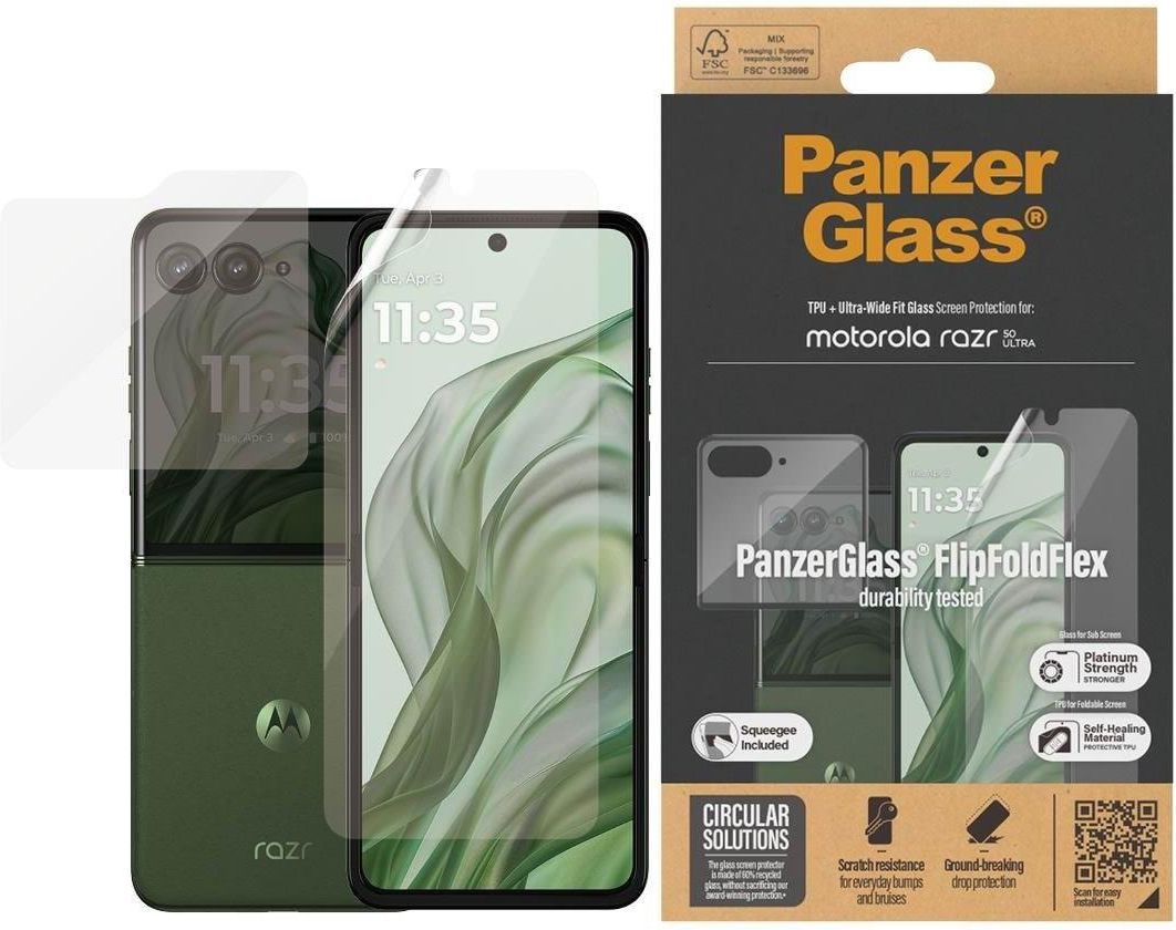 PanzerGlass Screen Protector Motorola Razr 50 Ultra , Glass & Film ...