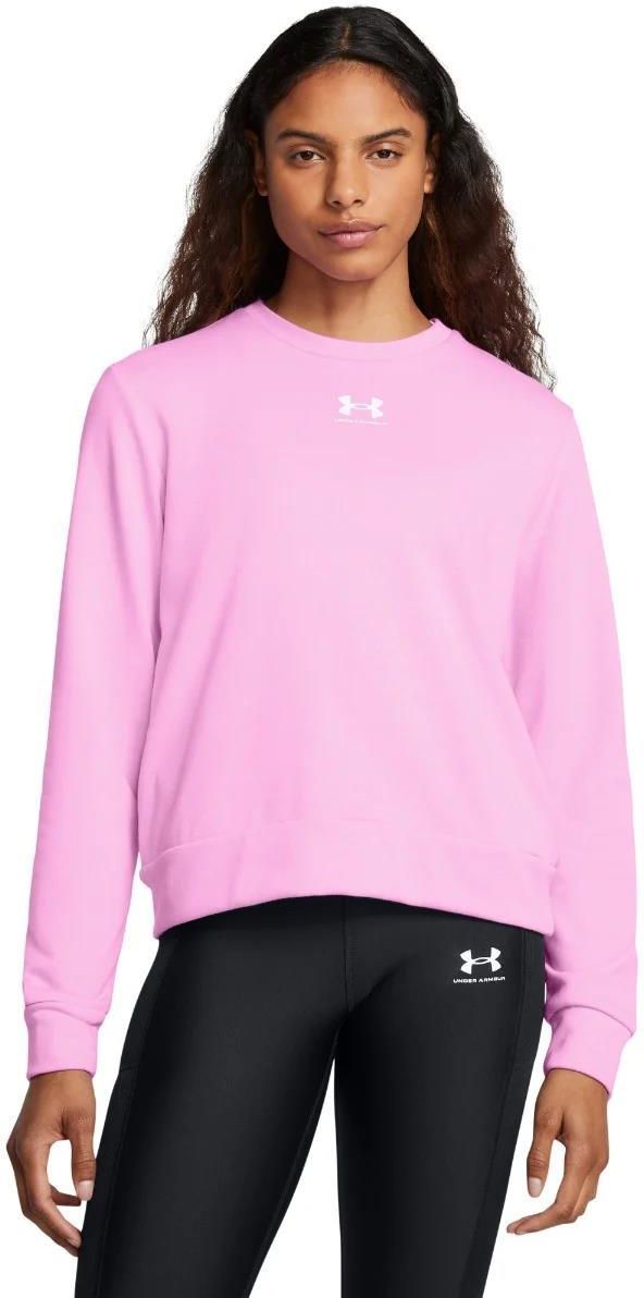 Under Armour Damska bluza Rival Terry Crew Pink - Ceny i opinie - Ceneo.pl