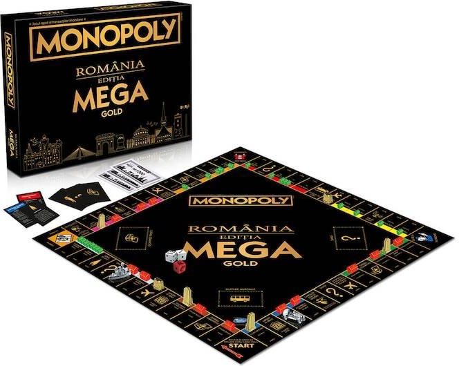 Winning Moves Monopoly Mega Gold - Romania (RO) - Gra planszowa. Ceny i ...