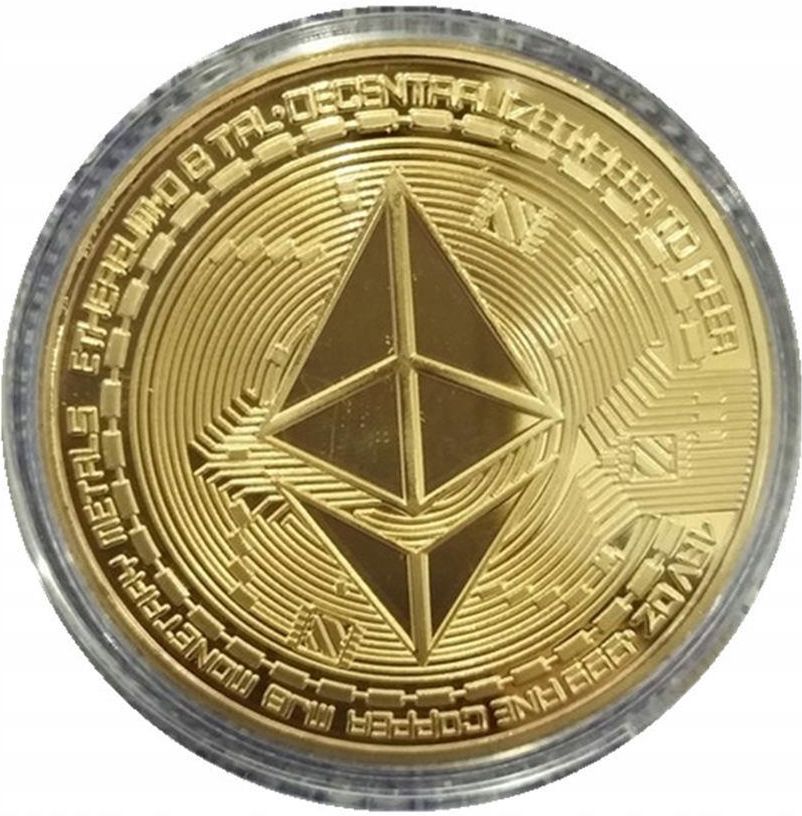 Ethereum Złota Moneta Xxl Kolekcjonerska Btc - Ceny i opinie - Ceneo.pl
