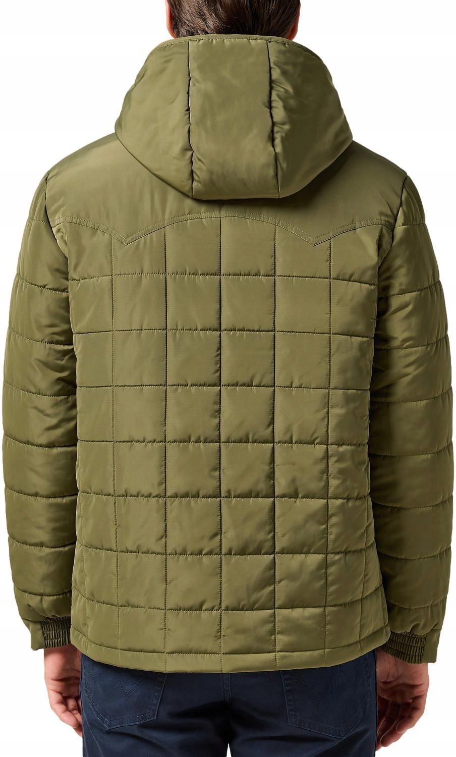 Kurtka Wrangler Transitional Puffer 112357207 Ivy Green XL - Ceny i ...
