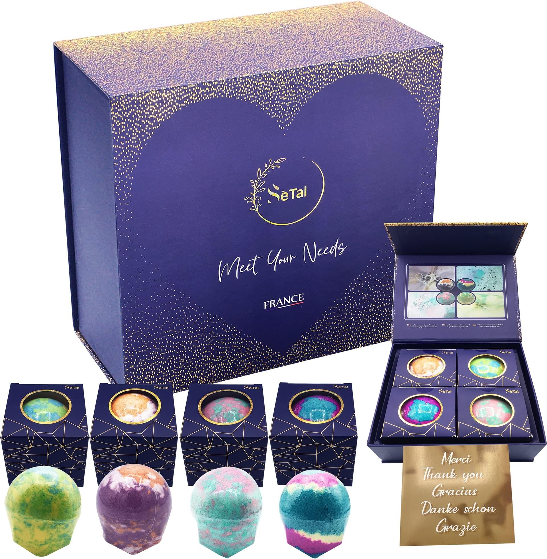 Sètal Setal Zestaw 4 Kul Do Kąpieli Bio Xxl Olejki Prezent Dla Kobiet ...