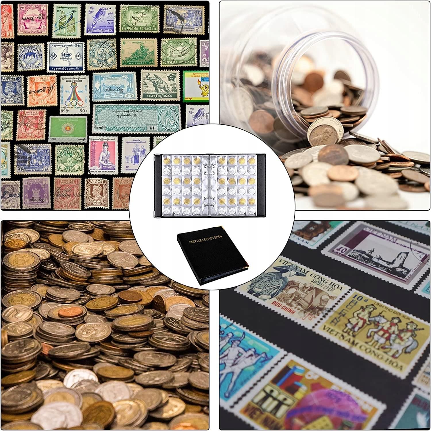 Książka Z Kolekcją Monet Album Klaser Na 504 Monety 22 Stron ...