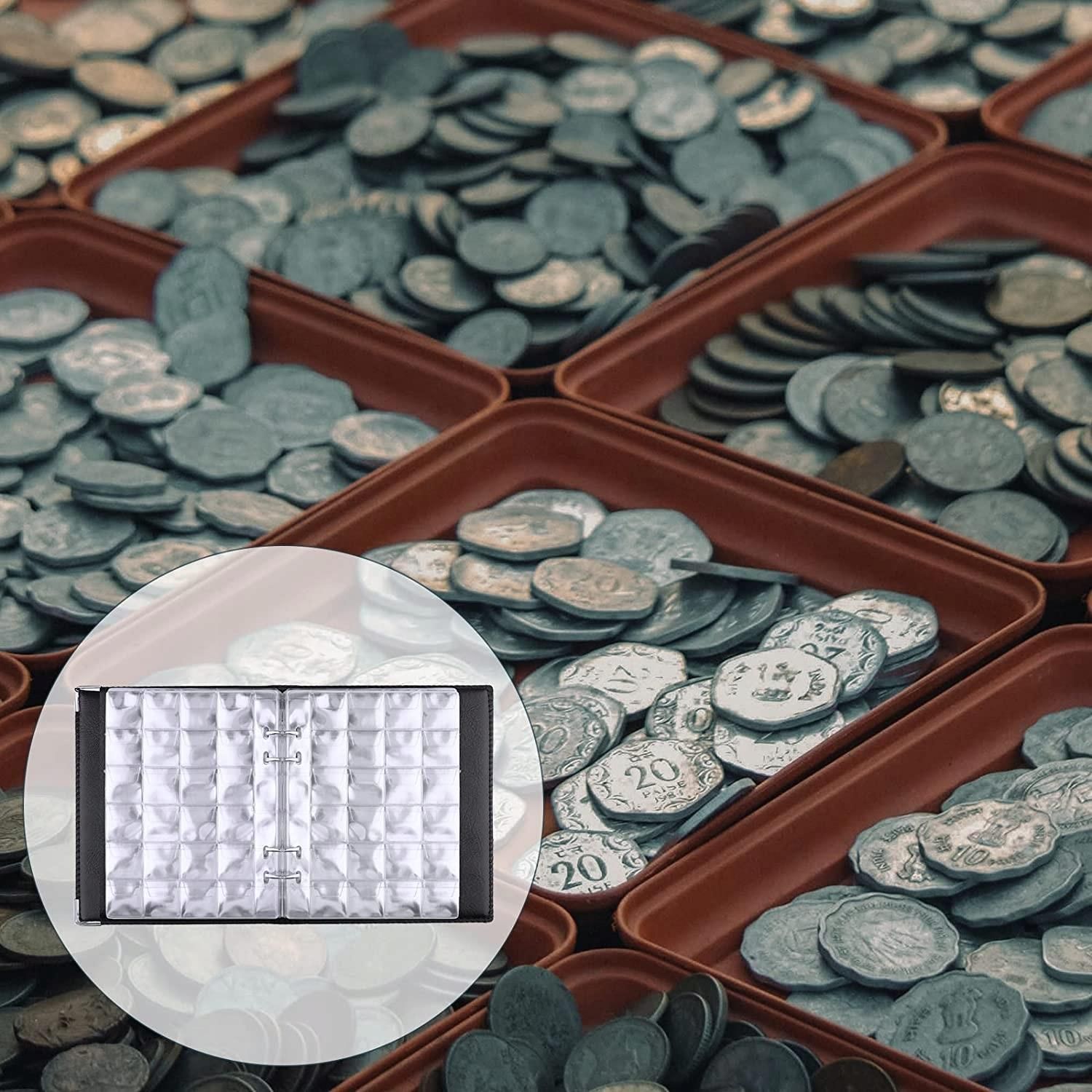 Książka Z Kolekcją Monet Album Klaser Na 504 Monety 22 Stron ...