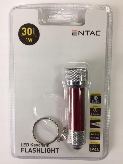 Kieszonkowa Mini Latarka Brelok 5 Led Czerwona Red - Gadżety ...