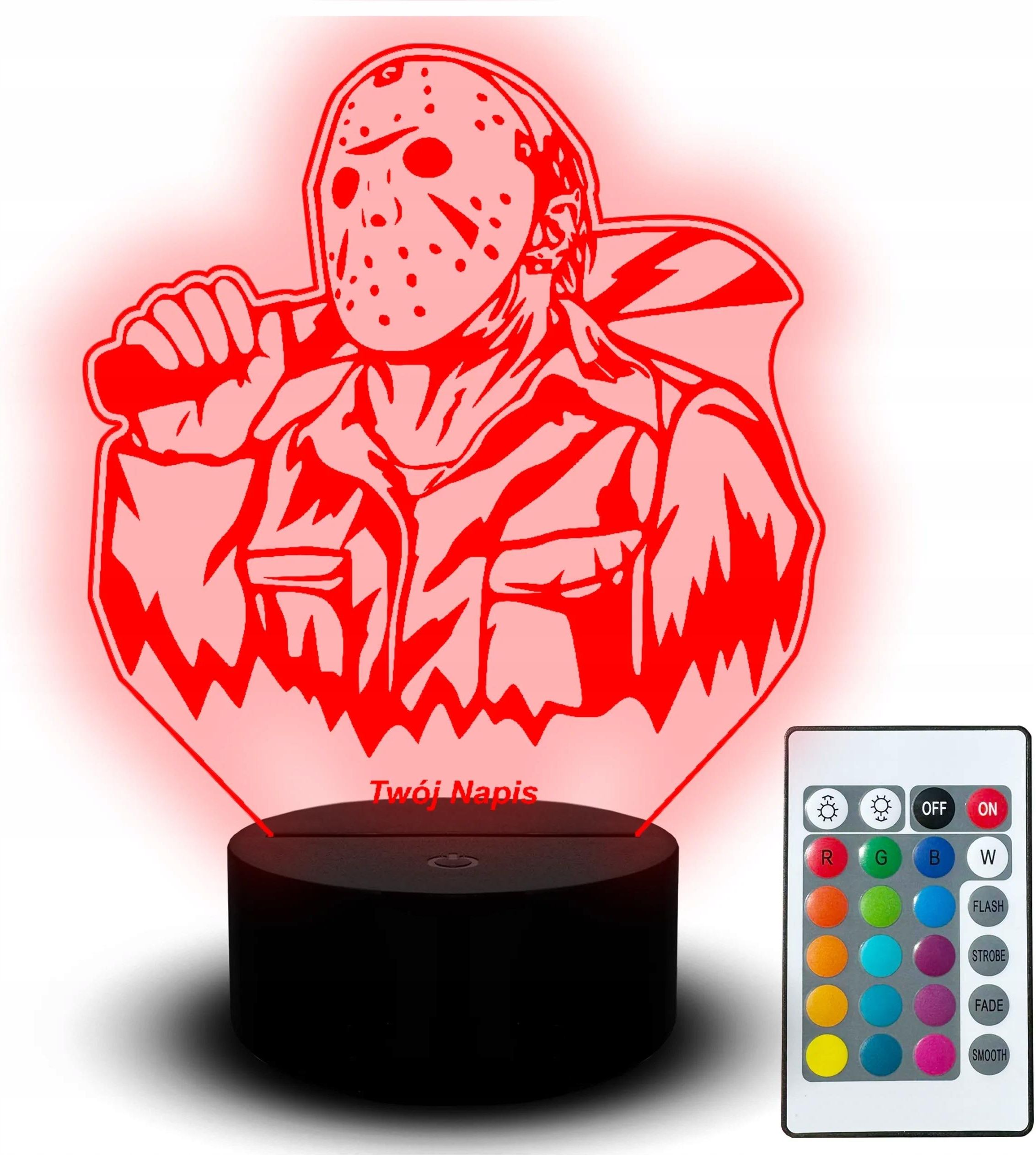 Lampka Na Biurko Statuetka Led 3D Halloween Dynia Horror Piła Gadżet ...