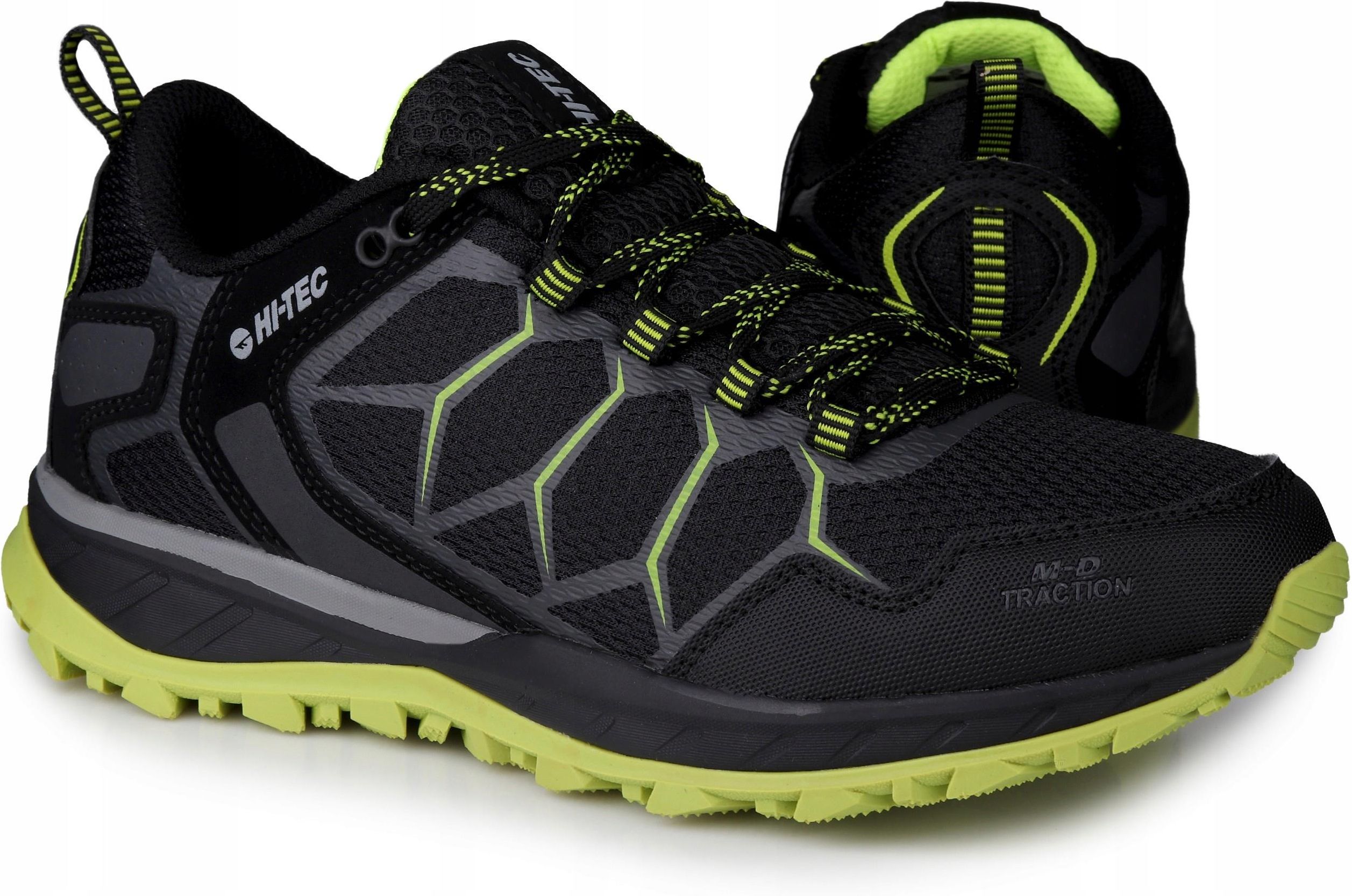 Buty trekkingowe Hi Tec Ultra Terra Black Charcoal Lime Punch - Ceny i ...