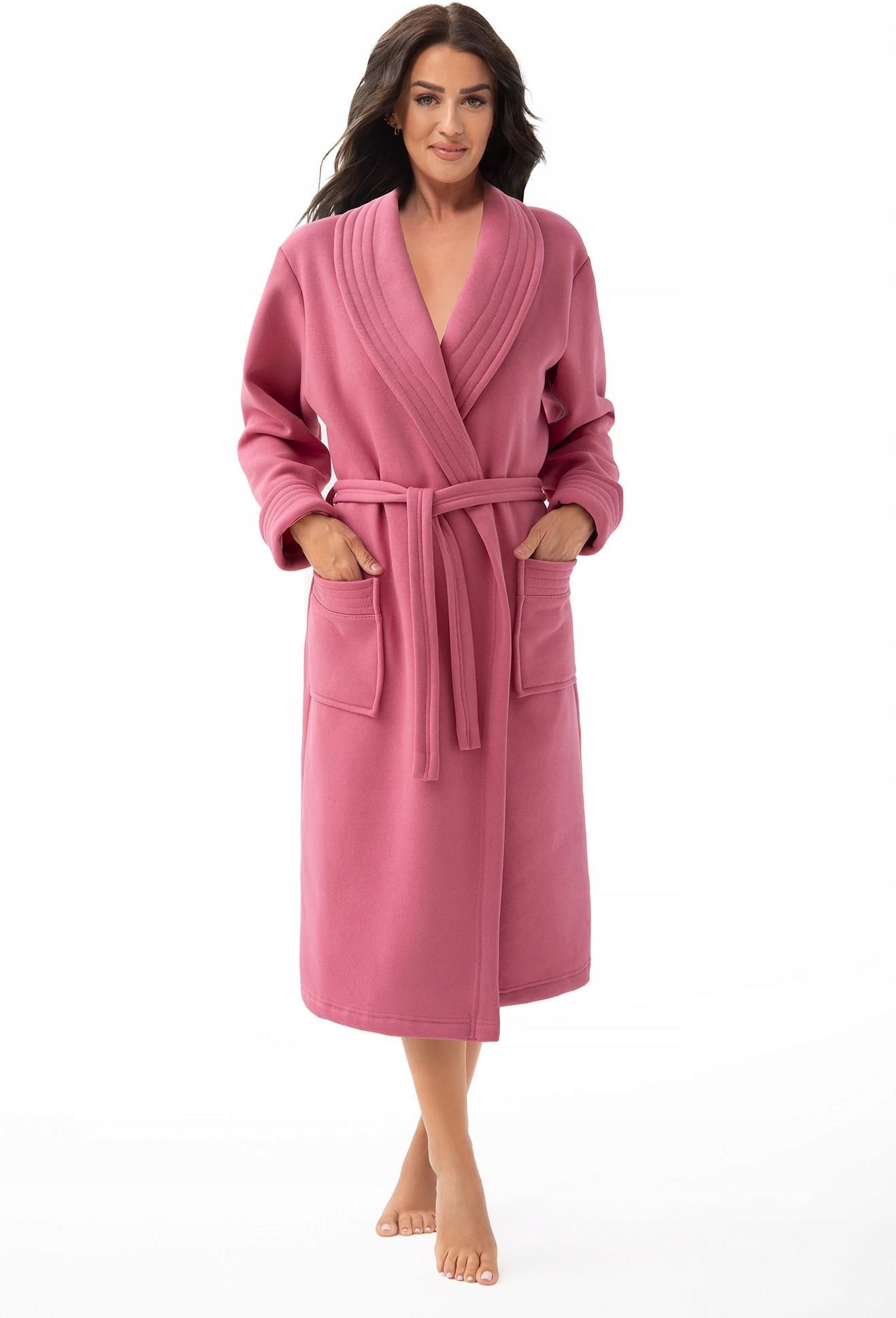 Szlafrok SF-035 BAWEŁNA Kolor: chaber , Rozmiar: L - Ceny i opinie - Ceneo.pl