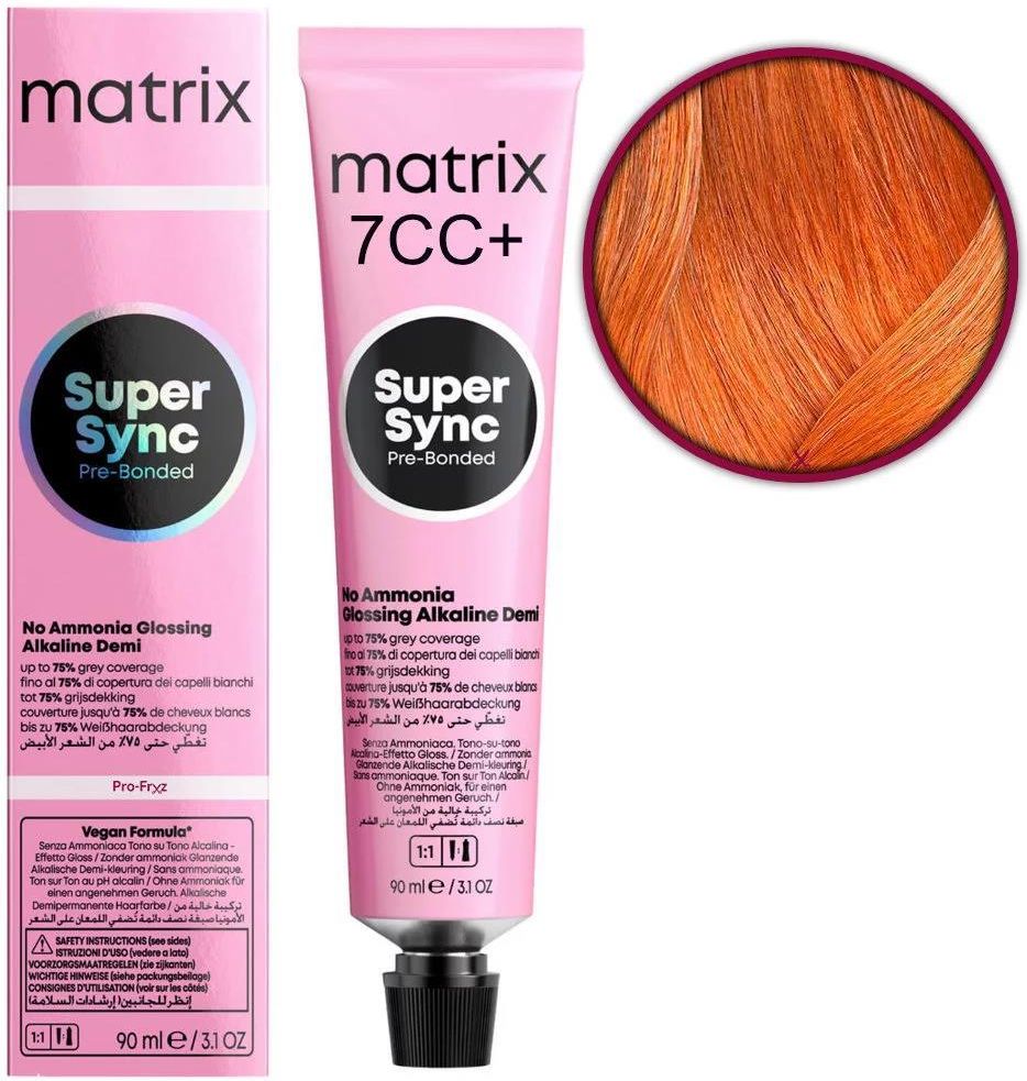 Matrix Super Sync Toner do włosów 90ml - 7CC+ - Średni Blond ...