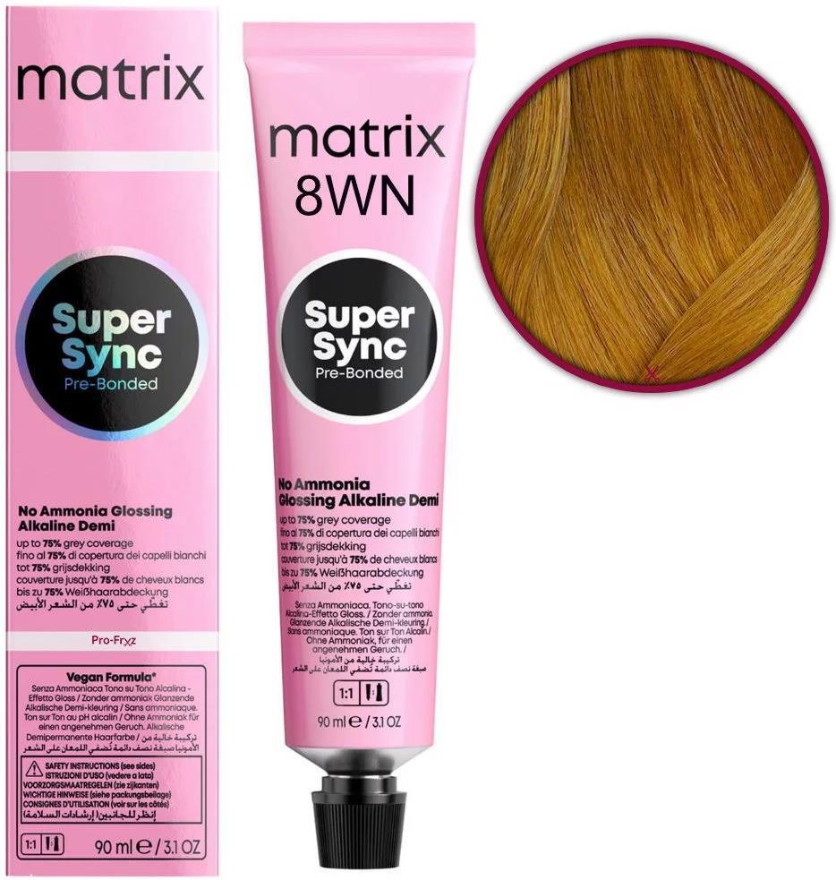 Matrix Super Sync Toner do włosów 90ml - 8WN - Jasny Blond Ciepły ...