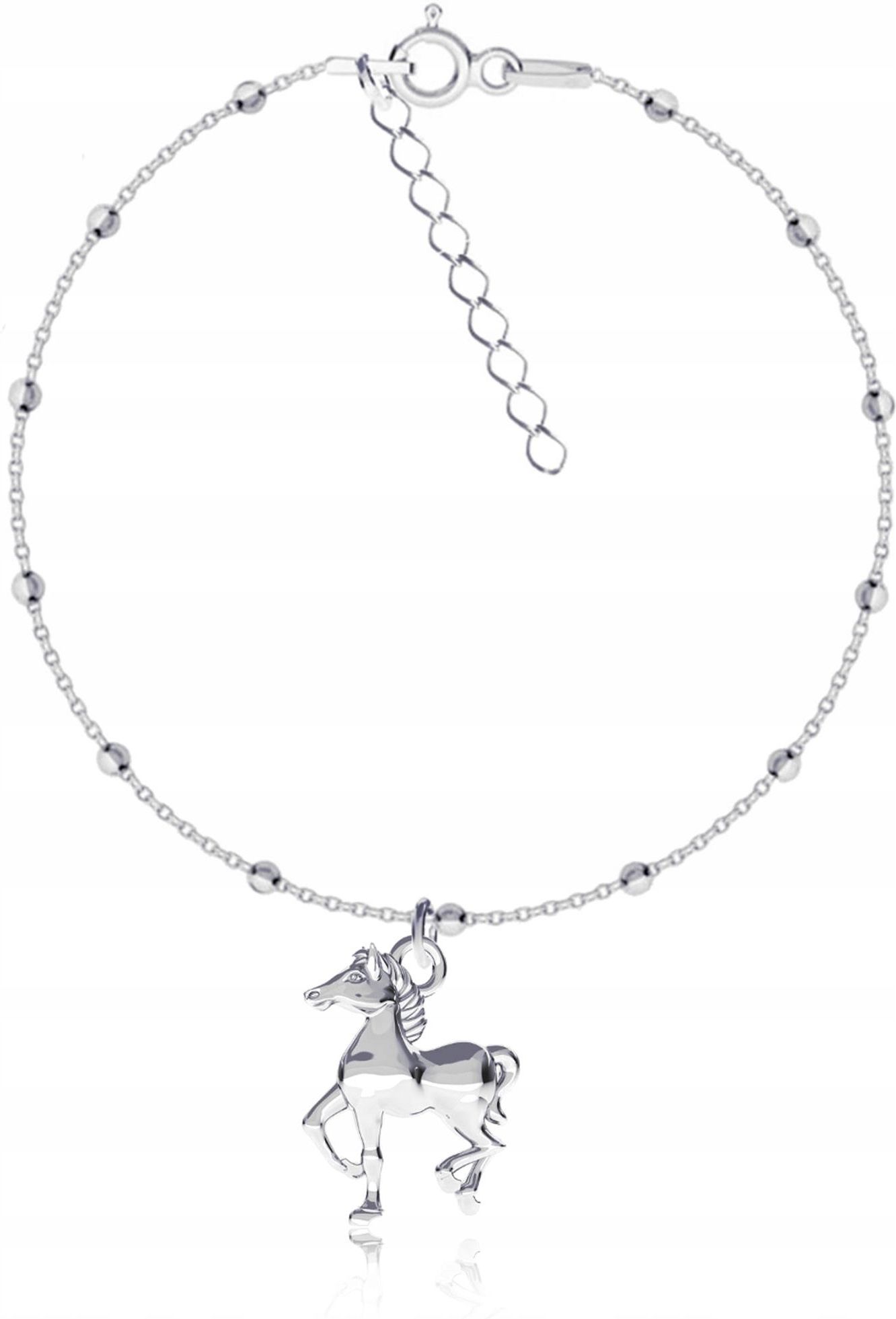 Jogra Art Koń konik srebrna bransoletka kulkowa srebro 925 - Ceny i ...