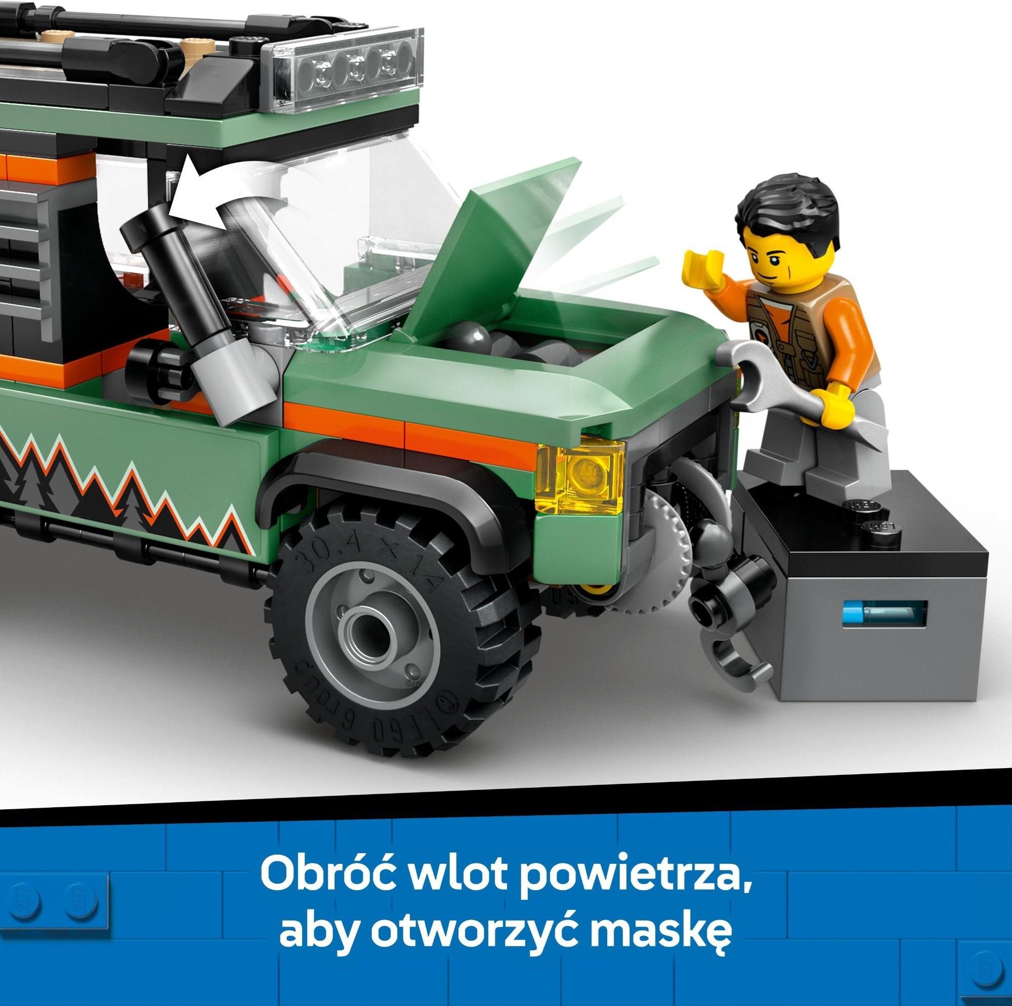 LEGO City 60447 Górska ciężarówka terenowa 4x4 - Ceny i opinie - Ceneo.pl