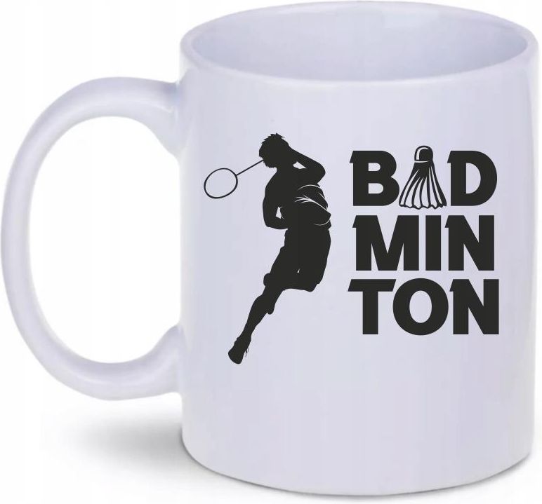 Kubek 330ml Biały K373 Badminton Sport Pasja - Opinie i atrakcyjne ceny na Ceneo.pl
