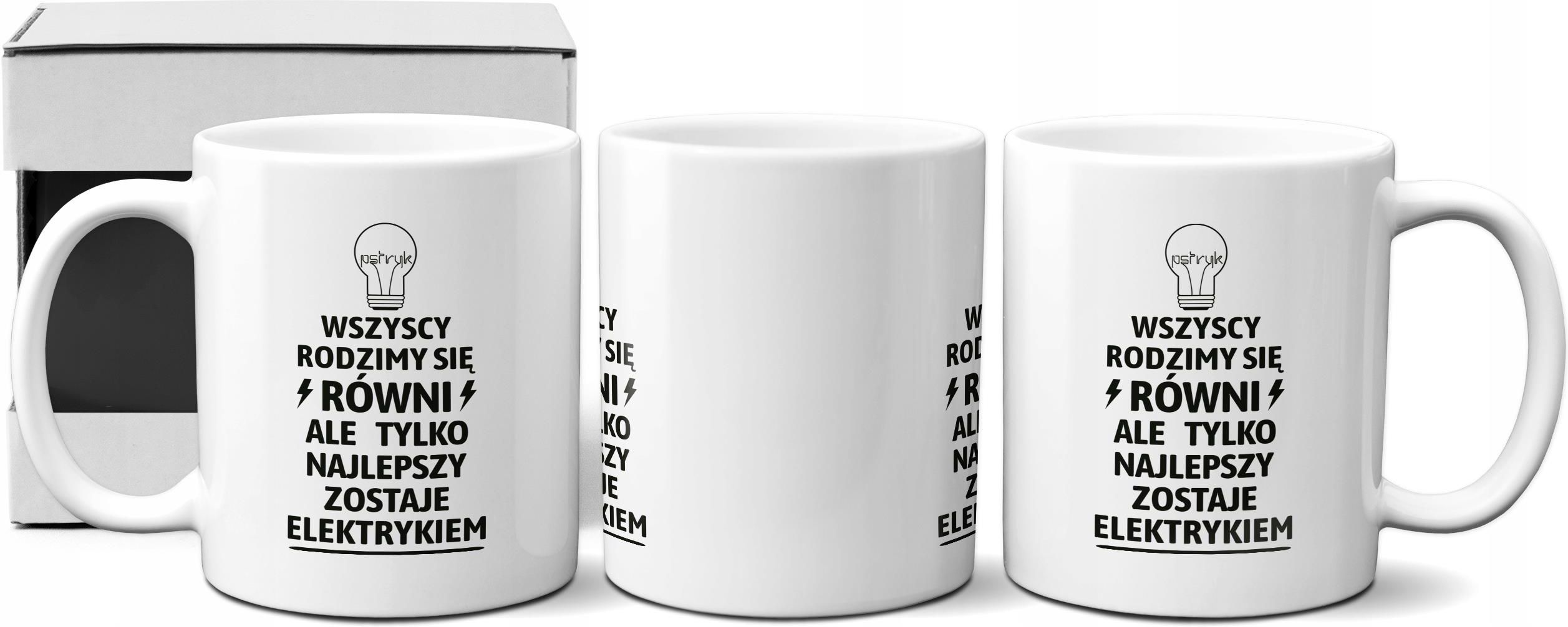 Kubek Najlepszy Elektryk Dla Elektryka (17065) - Opinie i atrakcyjne ceny na Ceneo.pl