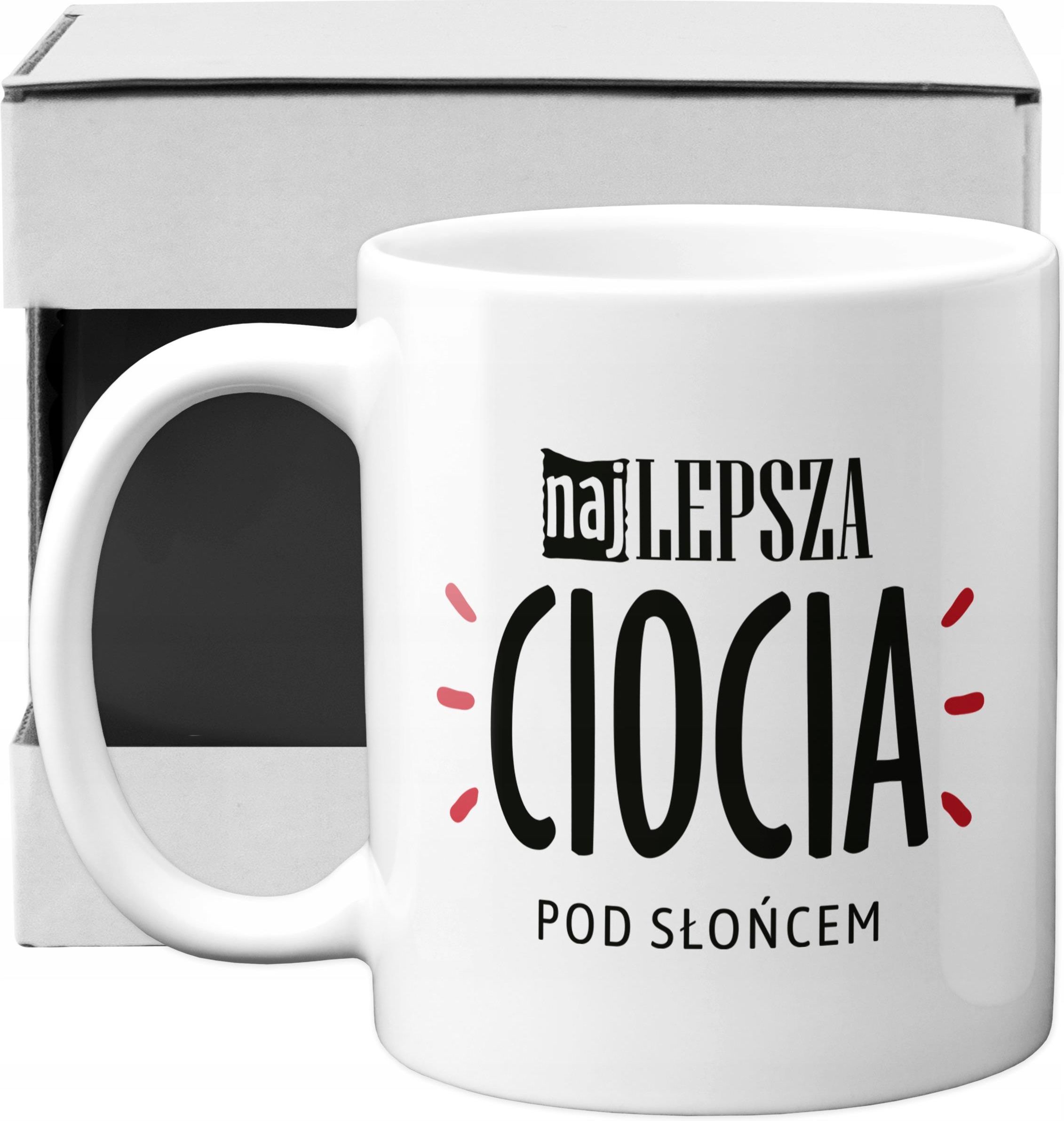 Kubek Najlepsza Ciocia Ciotka Dla Cioci (17131) - Opinie i atrakcyjne ...